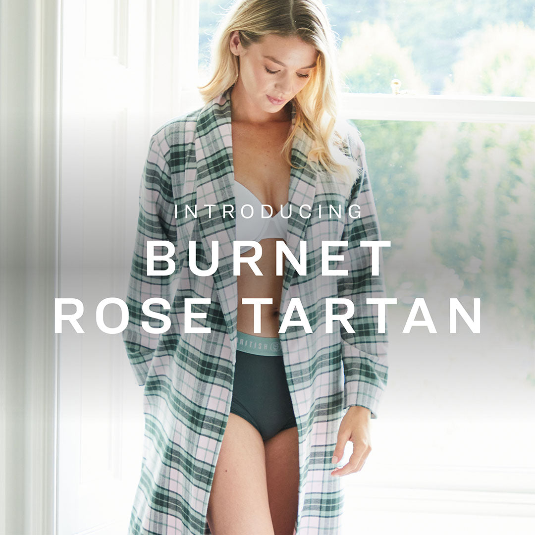 Burnet Rose Tartan – Our new women's range