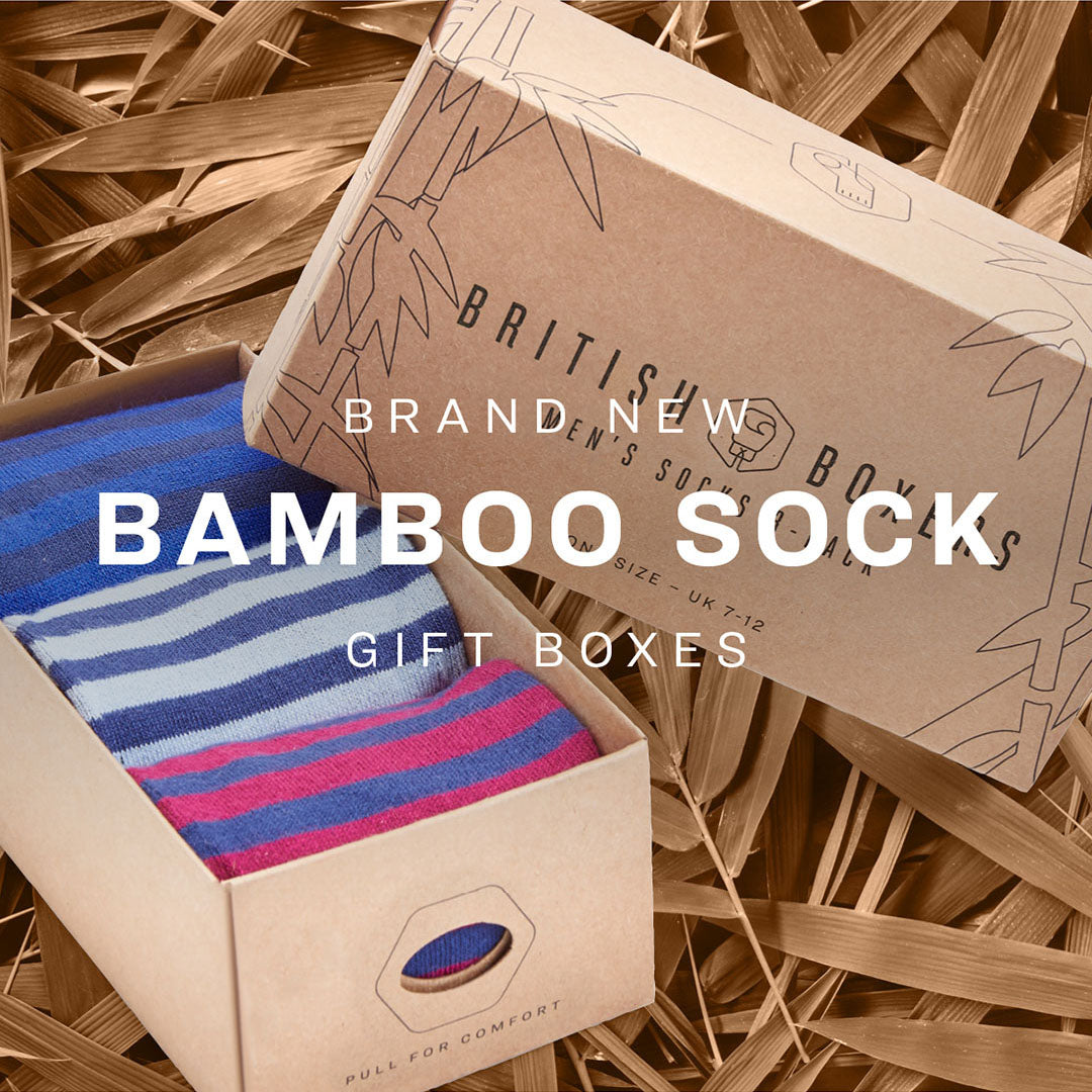 NEW Bamboo Sock Gift Boxes for Men & Women!