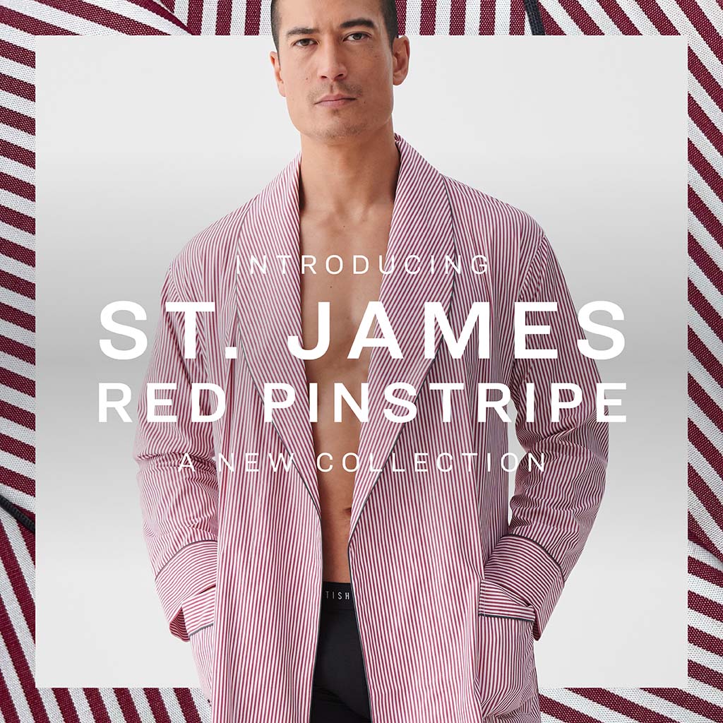 Introducing our new Men's St. James Red Pinstripe range