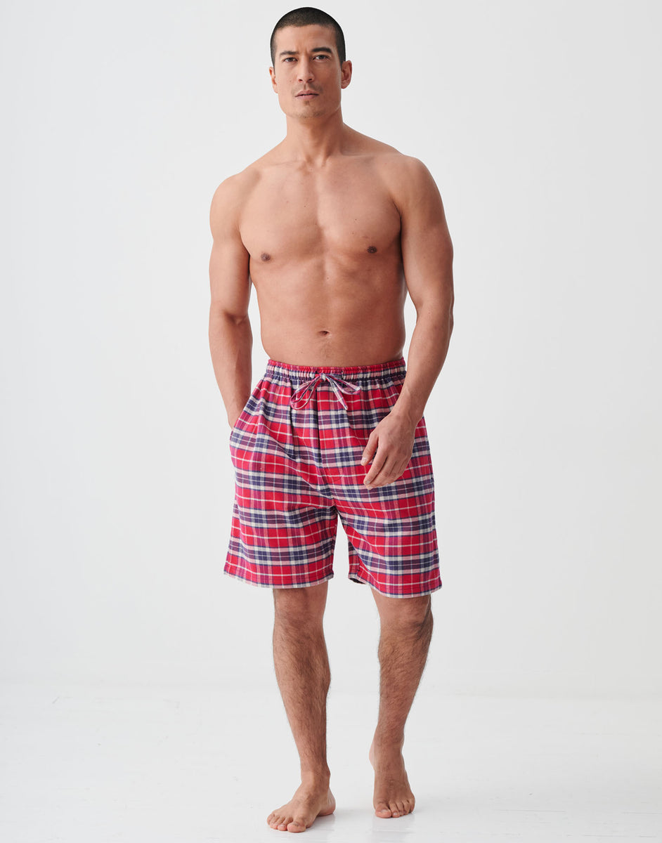 Men's Brushed Cotton Sleep Shorts – Glencoe Tartan